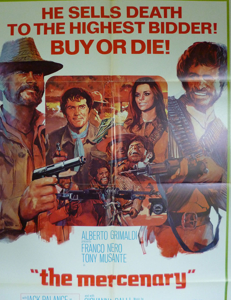Selling: original "The Mercenary" poster - The Trading Post - The ...