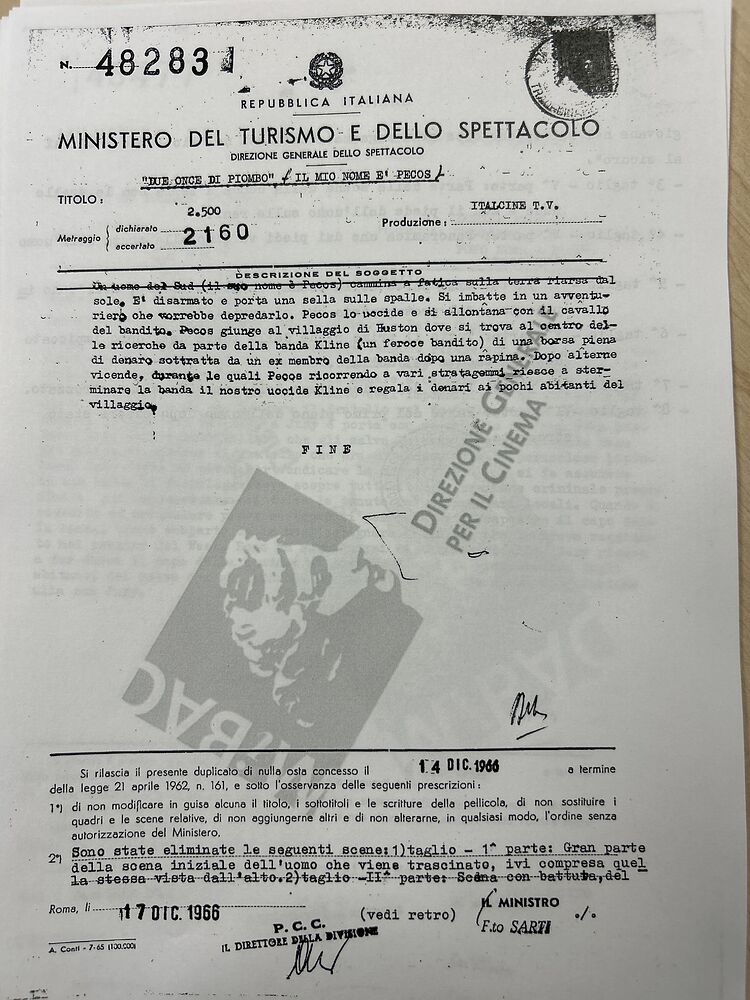 Italian Censor Board Cuts - Spaghetti Westerns 🎬 - The Spaghetti ...