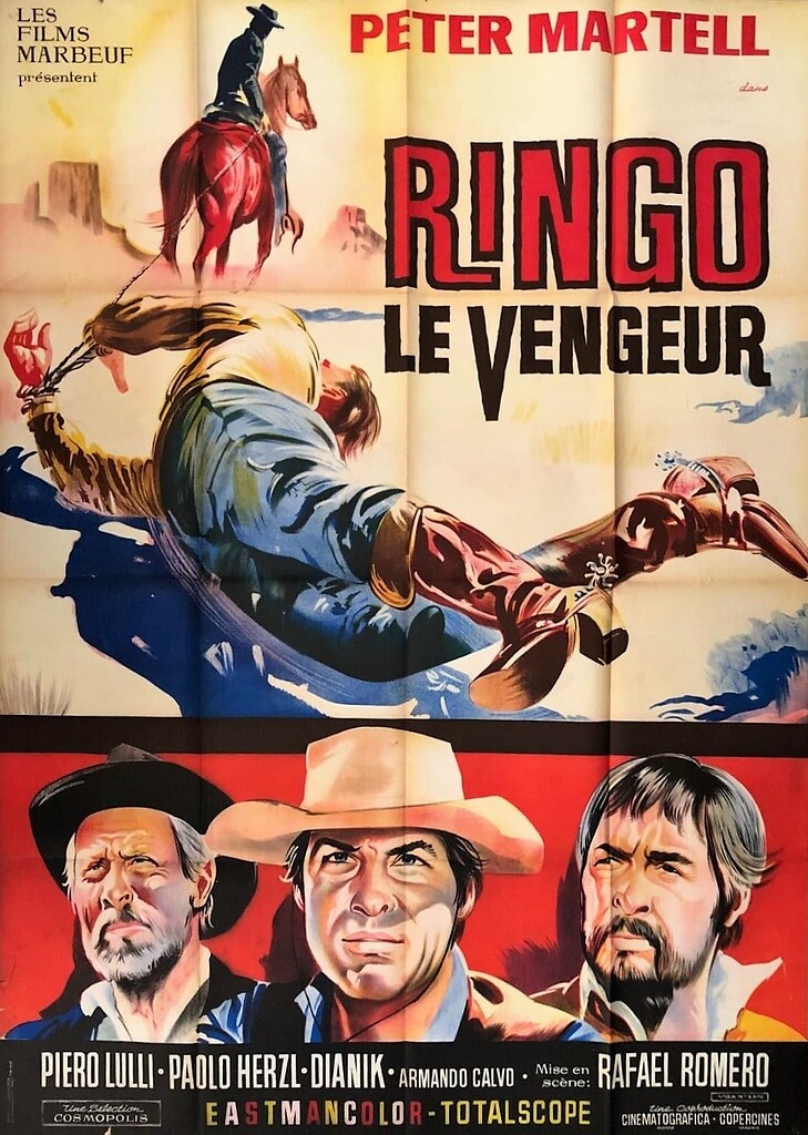 Ringo the Lone Rider / Dos hombres van a morir (Rafael Romero Marchent ...